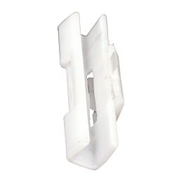 "White Volvo 240 Frontscreen Clip - Genuine Volvo Part No. 1254848"