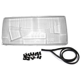 "Right Side Headlamp Glass for Volvo 740 760 - Genuine Part No 1392837_B"