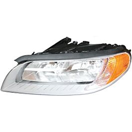 "2007+ Volvo XC70 S80 V70 Left Headlight, Chrome, Electric Adjust, Part ...