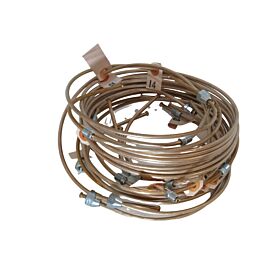 "Complete Front Drum Brake Line Set for Volvo Amazon B16+/B18 -1964 ...