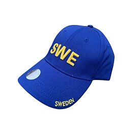 "Blue Volvo Cap with Swedish Flag - Genuine Volvo Part No 92271"