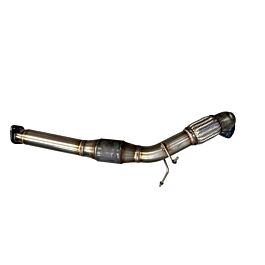 "Stainless Steel 3 Inch Downpipe with Racecat for Volvo S60, V70, XC70 ...