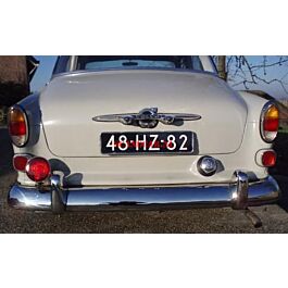 Volvo License plate long blue luxury lettering Volvo part number KEN1